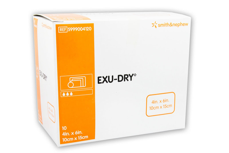 Smith and Nephew EXU-DRY Anti-Shear Wound Dressing - Bowers Medical Supply