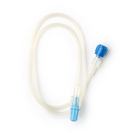 Baxter Extension Set with Male Luer Lock Adapter - Bowers Medical Supply