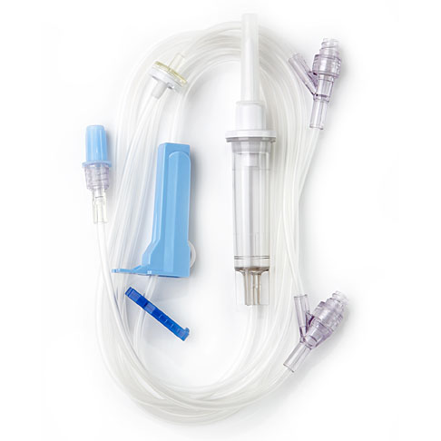Baxter CONTINU-FLO Solution Set with 2 CLEARLINK Luer Activated Valves ...