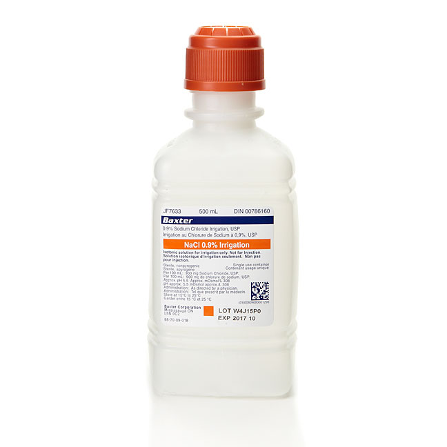 Baxter 0.9% Sodium Chloride (NaCl) Irrigation - Bowers Medical Supply